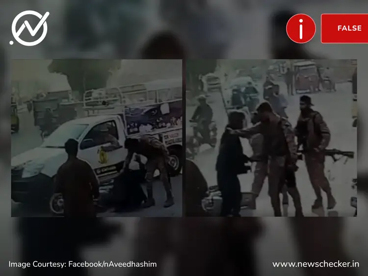 Kidnapping By Pakistan Army Man On Cam? No, Video Shows Pak Rangers ...