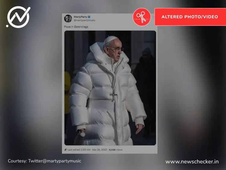 Fact Check: AI-Generated Image Of Pope Francis In ‘Balenciaga Jacket ...