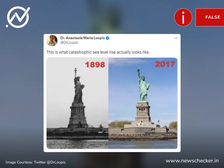Fact Check: Sea Level Rise A Myth? No, Viral Photos Of Statue Of ...