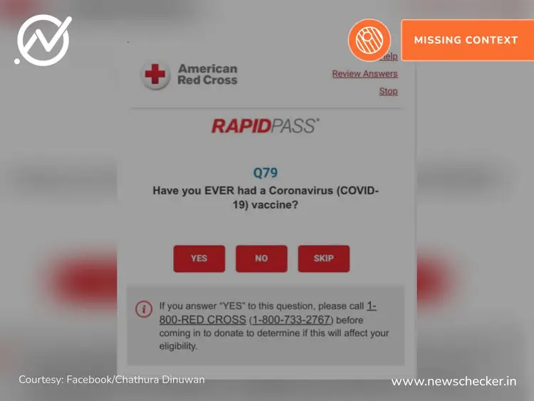 Here’s The Truth Behind Viral Image Of Red Cross Blood Donation ...