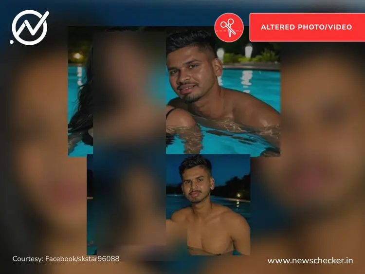 AI-Generated Photos Of Shreyas Iyer With Dhanashree Verma Go Viral - Newschecker