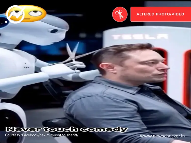 AI-Generated Video Of Elon Musk Getting A Haircut From A Robot Goes ...