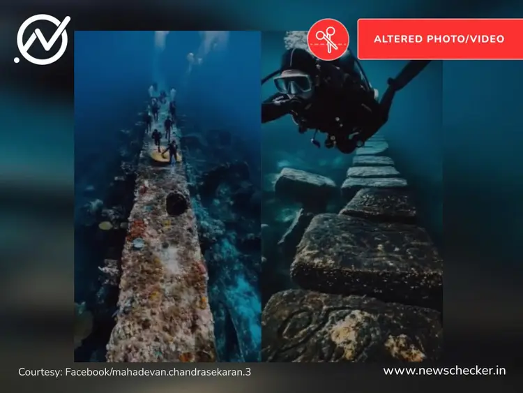 Fact Check: Viral Video Of Divers Exploring Remnants Of Ram Setu ...