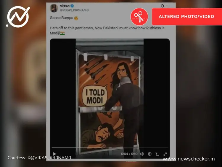 Fact Check: Promotional Stunt For Marvel Movie Edited With ‘I Told Modi ...