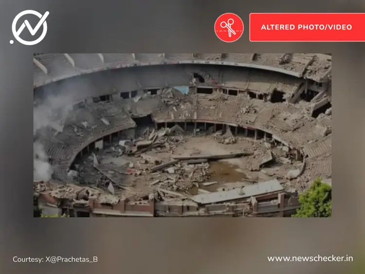 Fact Check: Rawalpindi Cricket Stadium In Ruins After Indian Attack ...