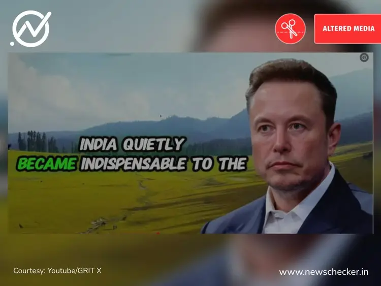 Fact Check: AI-Generated Audio Clip Of Elon Musk Narrating India’s Rise ...