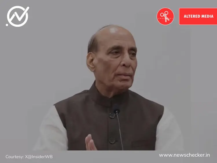 Video Claiming To Show Rajnath Singh Admitting To India Losing 4 Rafale ...