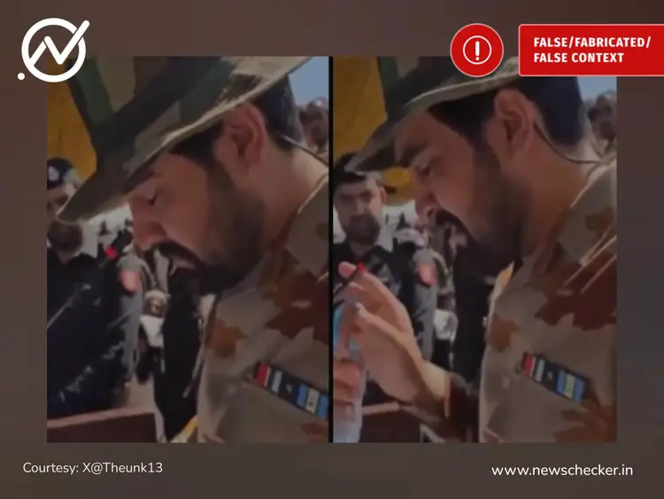 Old Video Of Pakistani Army Officer Crying Linked To Recent Conflict ...