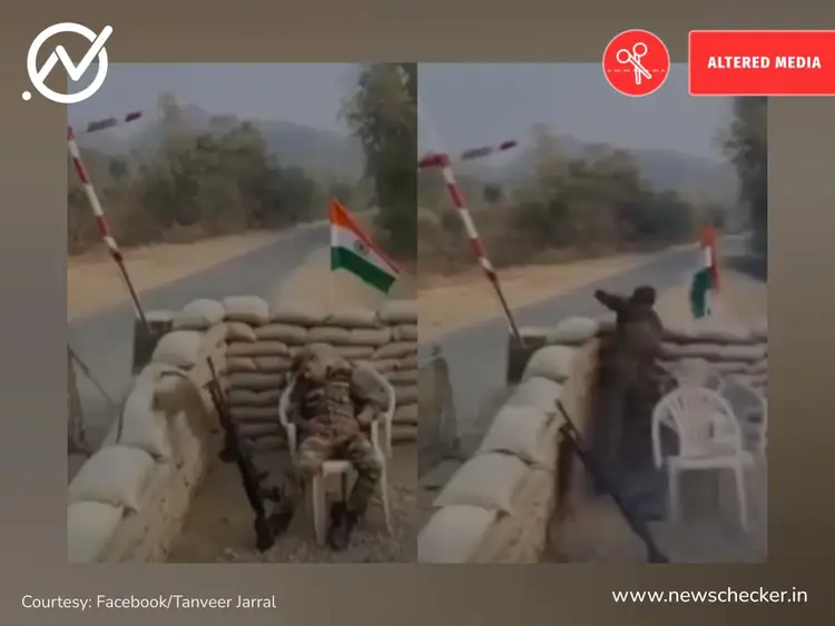 Fact Check: Viral Video Showing Monkey Firing Gun As Soldier Sleeps Is ...