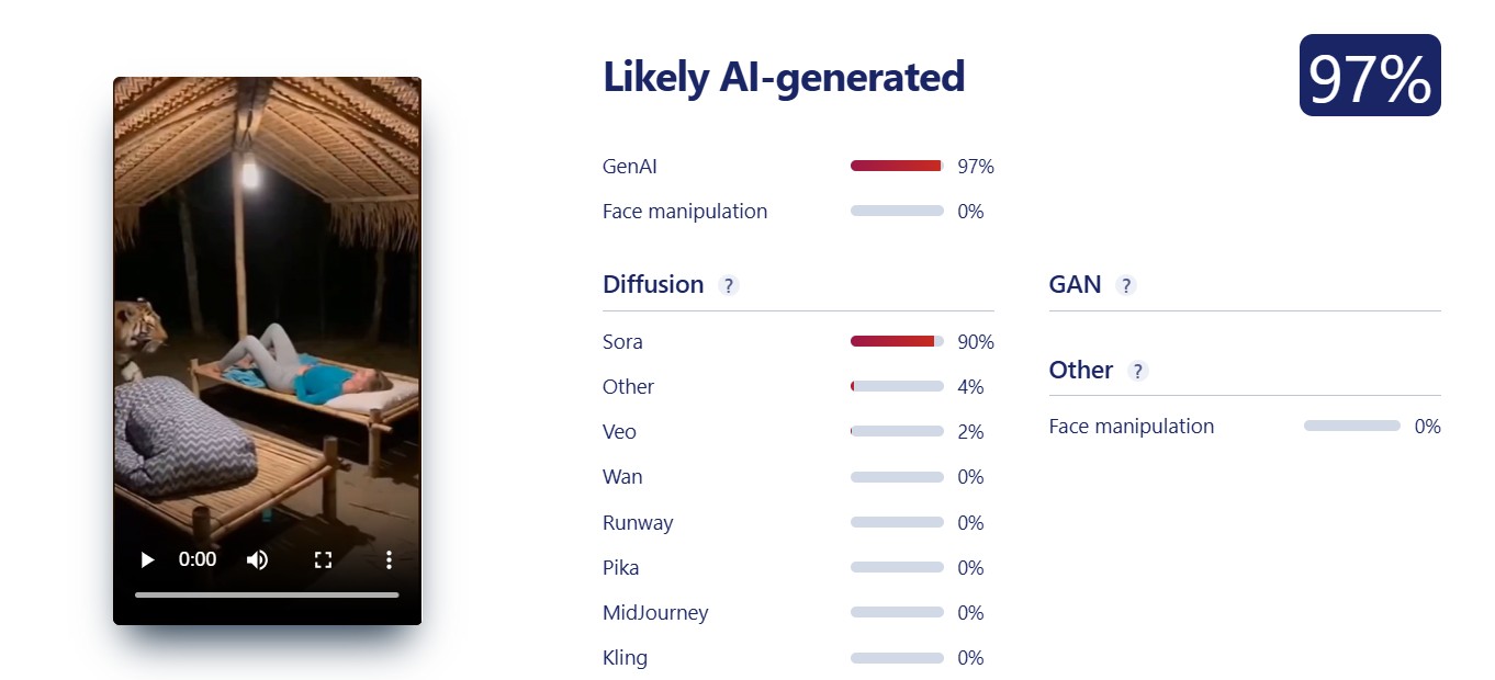 Screengrab from Sightengine website Screengrab from Hive Moderation website