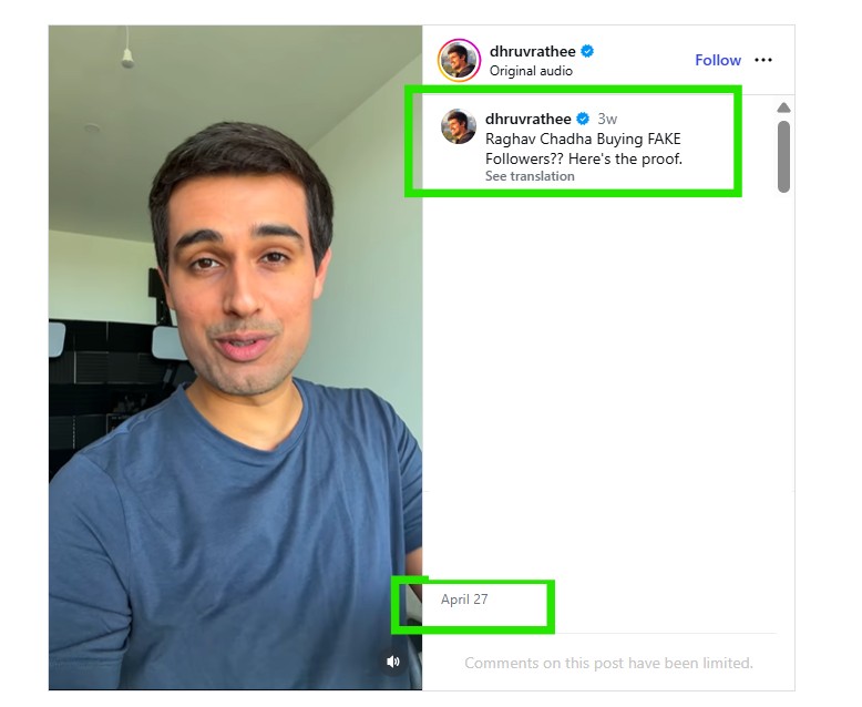 Edited Video Shared To Show Dhruv Rathee Exposing Cockroach Janata ...