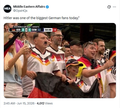 FIFA World Cup 2026: Don’t Fall For Edited Image Showing A Hitler ...